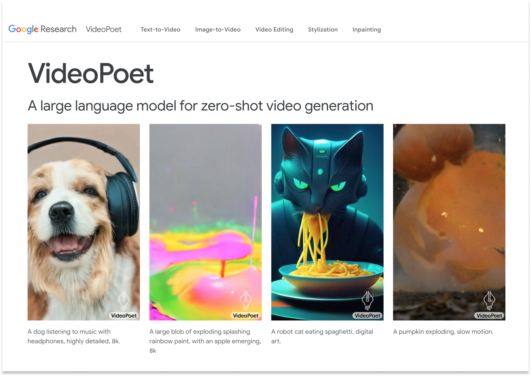 VideoPoet by Googleで動画作成技術の常識をアップデートしよう｜東京渋谷のWeb制作会社・ホームページ制作会社｜株式会社イー・バード